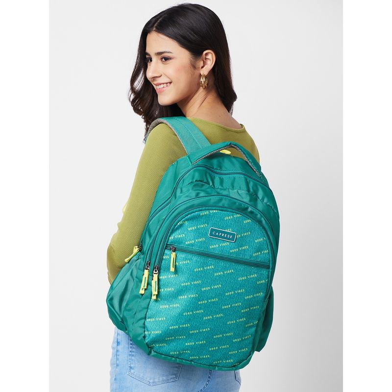 Buy Caprese Women Sage Green Zoe Fashion Backpack (L) Online