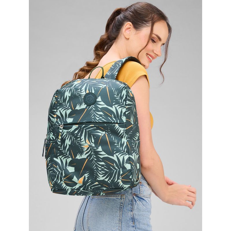 Buy Caprese Women Green Eddy Backpack (M) Online