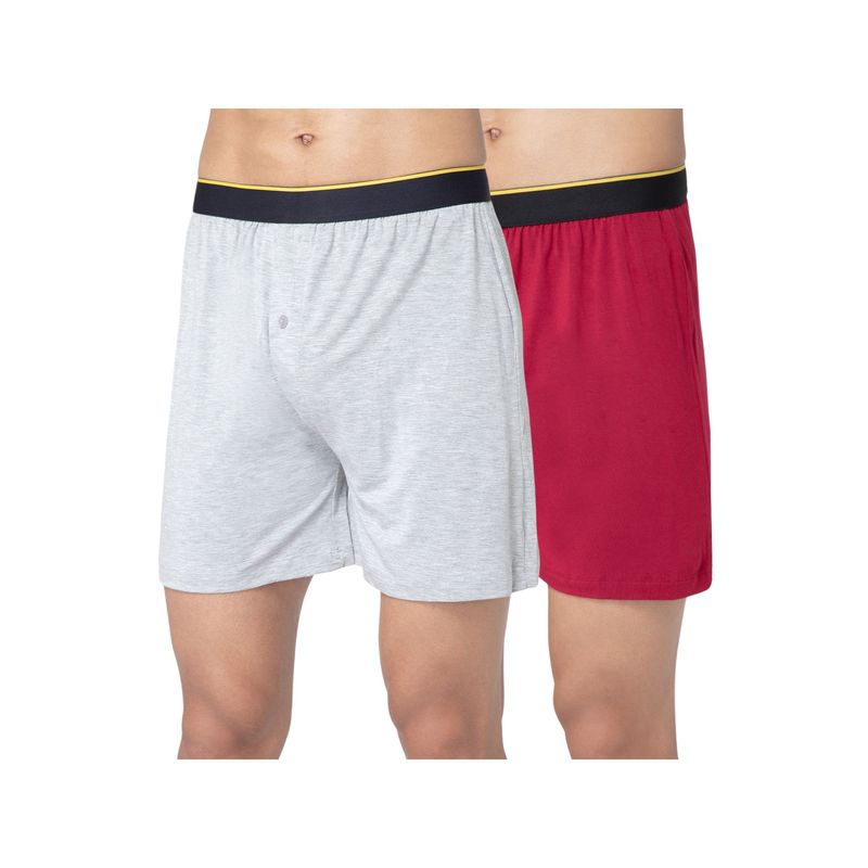 Buy Bummer Multi-Color Printed Micro Modal Boxers Shorts for Men (Pack ...