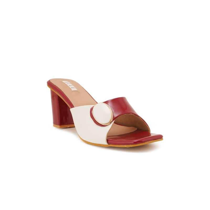 Buy ELLE Red Women Slip On Sandals Online