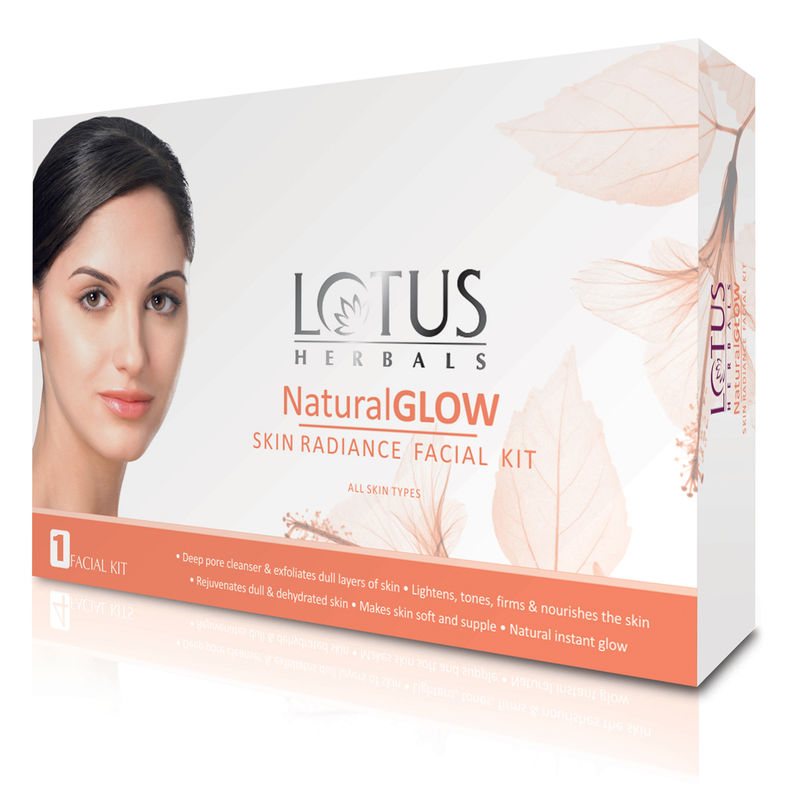 Buy Lotus Herbals Natural Glow Skin Radiance 1 Facial Kit Online