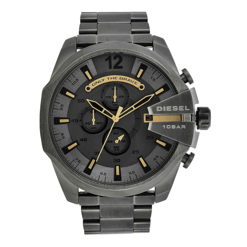 Buy Diesel Mega Chief Grey Watch DZ4466 (M) Online