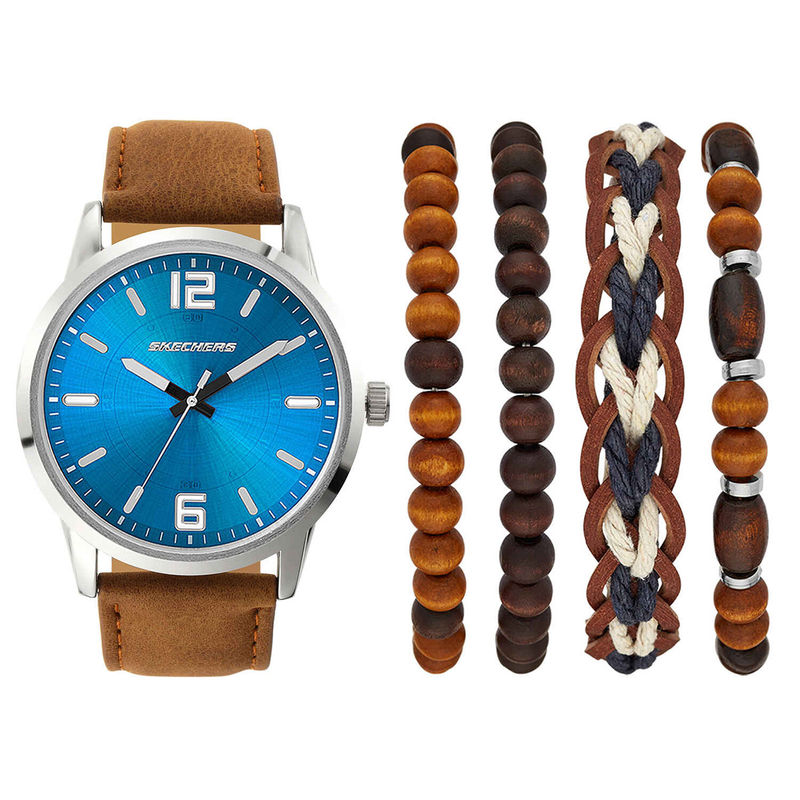 Buy SKECHERS Sets Brown Watch with Bracelets SR9026 (M) Online