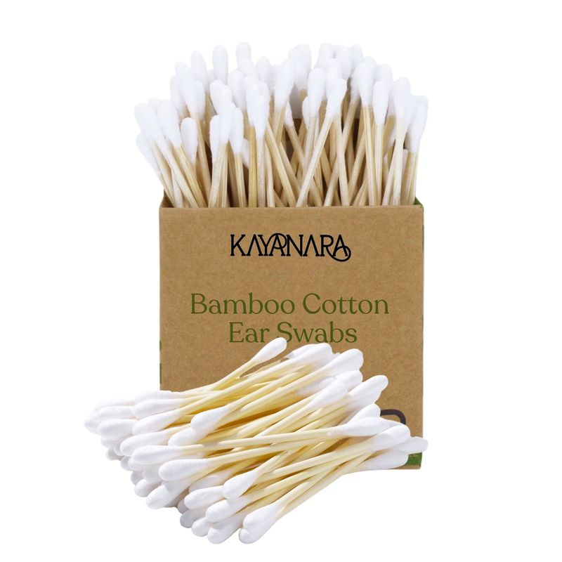 Buy Kayanara Natural Bamboo Cotton Ear Swabs Online