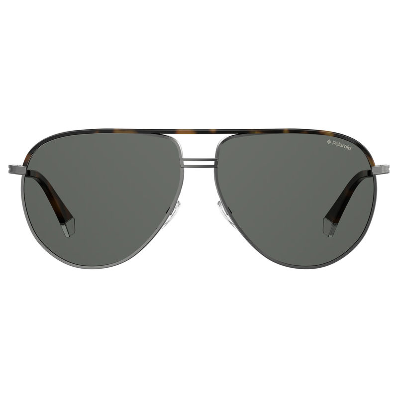 Buy Polaroid Grey Polarized Acetate UV Protection Full Rim Aviators ...