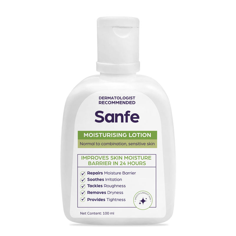 Buy Sanfe Moisturising Lotion | Improves skin moisture barrier in 24 ...