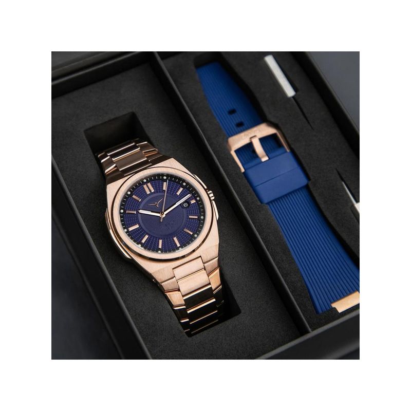 Buy ZINVO Rival Galaxy Quartz Purple Round Dial Men Watch 100-07 (M) Online