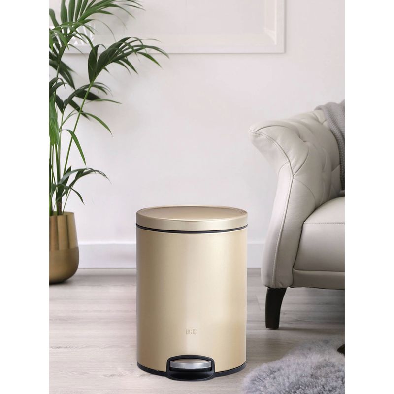 Buy OBSESSIONS Stainless Steel Step Dustbin with Fingerprint Resistant ...