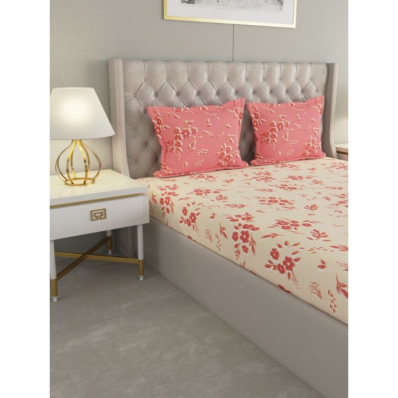 Buy RAYMOND HOME Mystique Collection Queen 110TC Bedsheet with Pillow ...