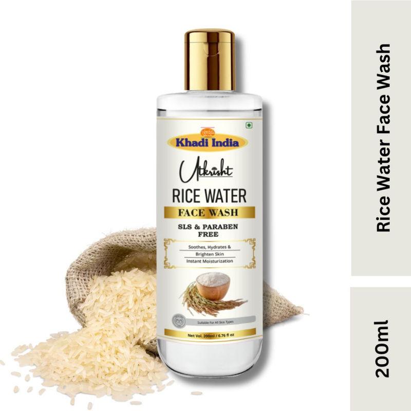 Buy Khadi Utkrisht Rice Water Face Wash Removes Excess Oils And Reduce ...