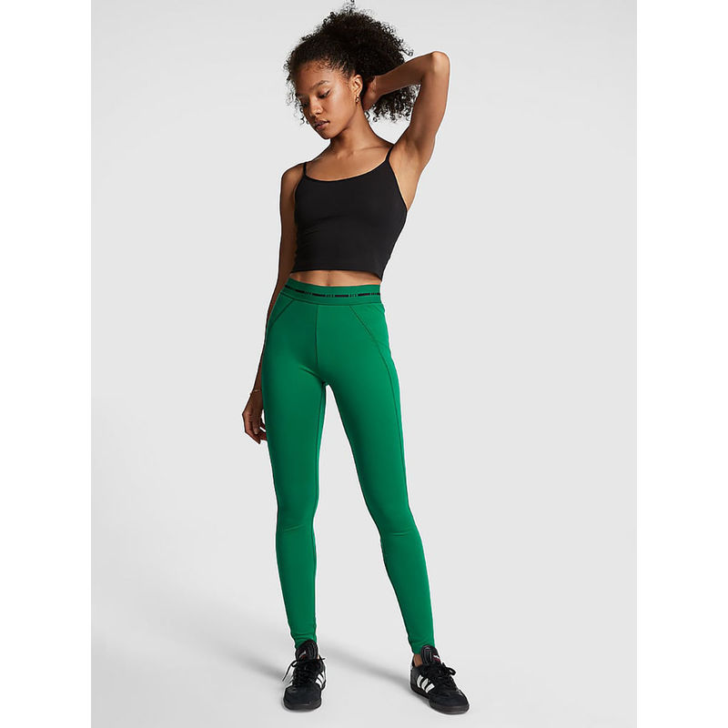 Buy Victoria's Secret Women Green Polyester Printed Leggings Online