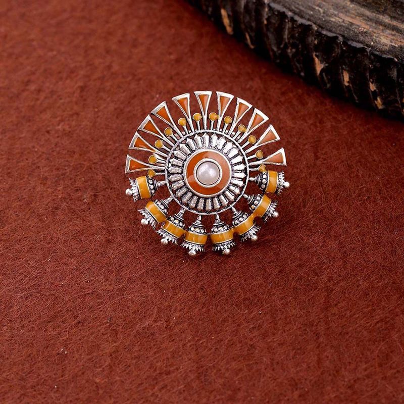 Voylla Sanwari Bell Motif Finger Ring: Buy Voylla Sanwari Bell Motif ...