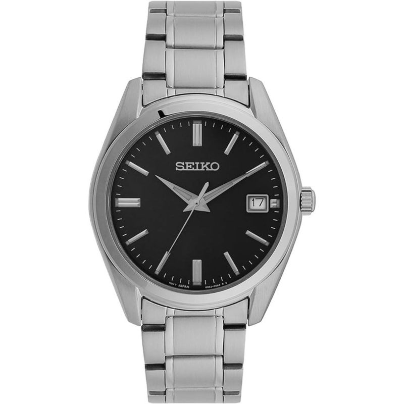 Buy SEIKO Men Quartz Classic Black Dial Watch - SUR527P1 (M) Online