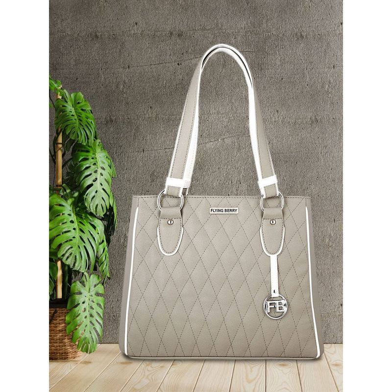 Buy FLYING BERRY Womens Grey Hand Bag Combo Online