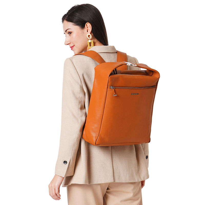 Buy Perquisite Glam Back Hermes Tan Backpack Online