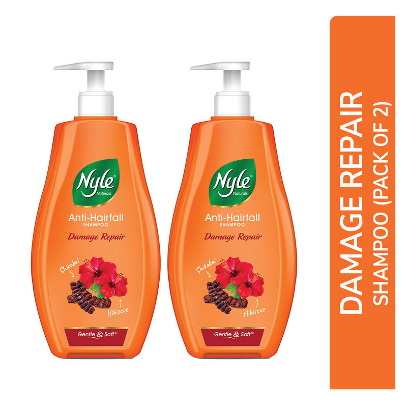 Buy Nyle Naturals Damage Repair Anti Hairfall Shampoo with Shikakai ...