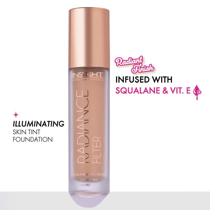 Buy Insight Cosmetics Radiance Filter, 2 In 1 Foundation & Highlighter, Hydrating Formula With ...