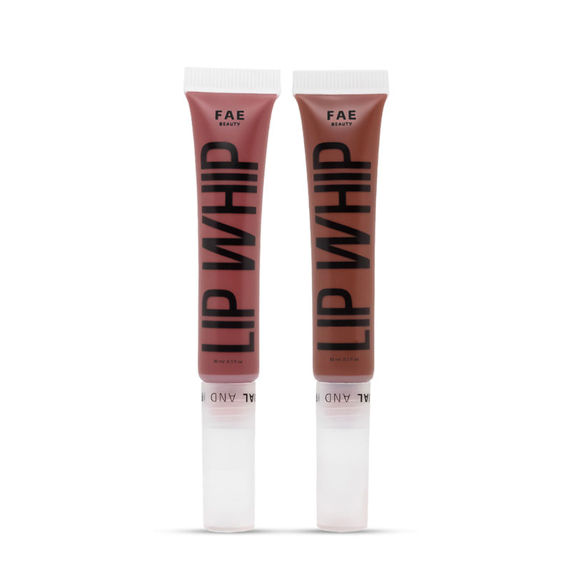 Buy FAE Beauty Lip Whip 12H Matte Liquid Lipstick Cherry & Nut - Set of ...