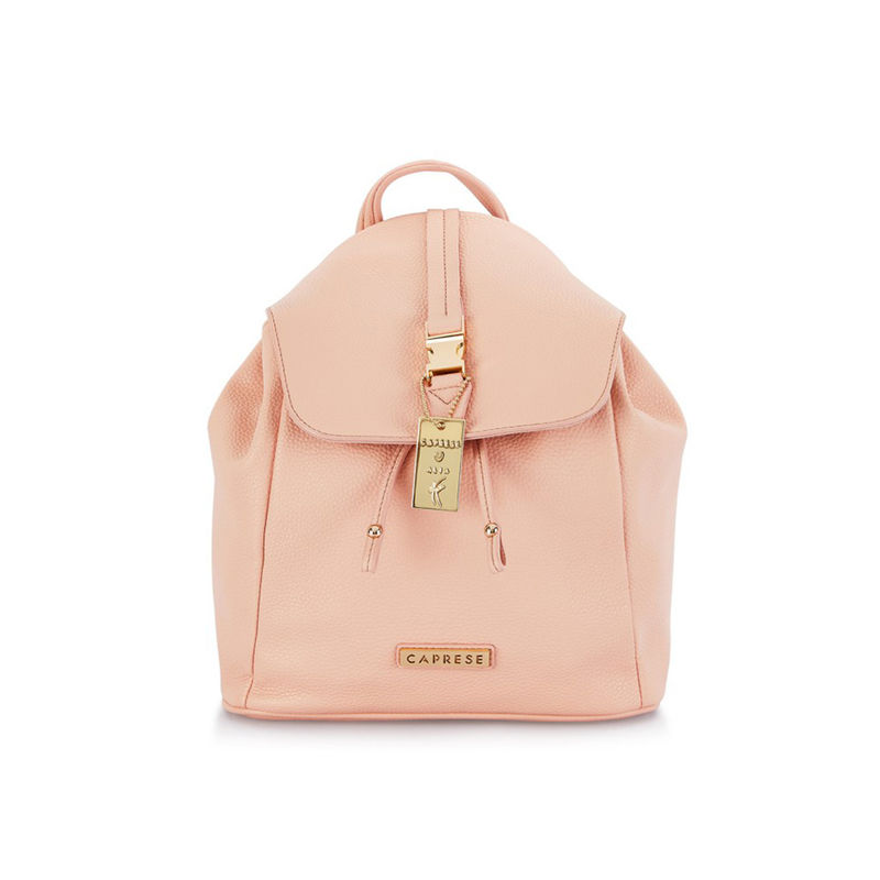 Buy Caprese Eleanor Medium Powder Pink Backpack Online