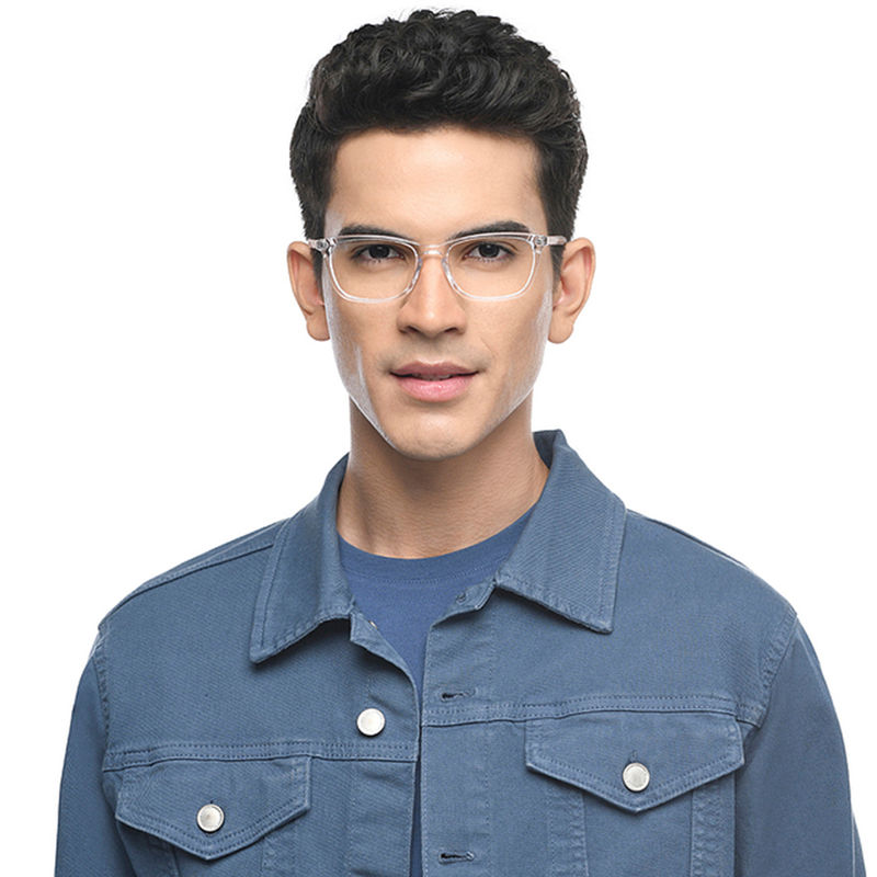 Buy John Jacobs by Lenskart Transparent Full Rim Rectangle Rich Acetate ...