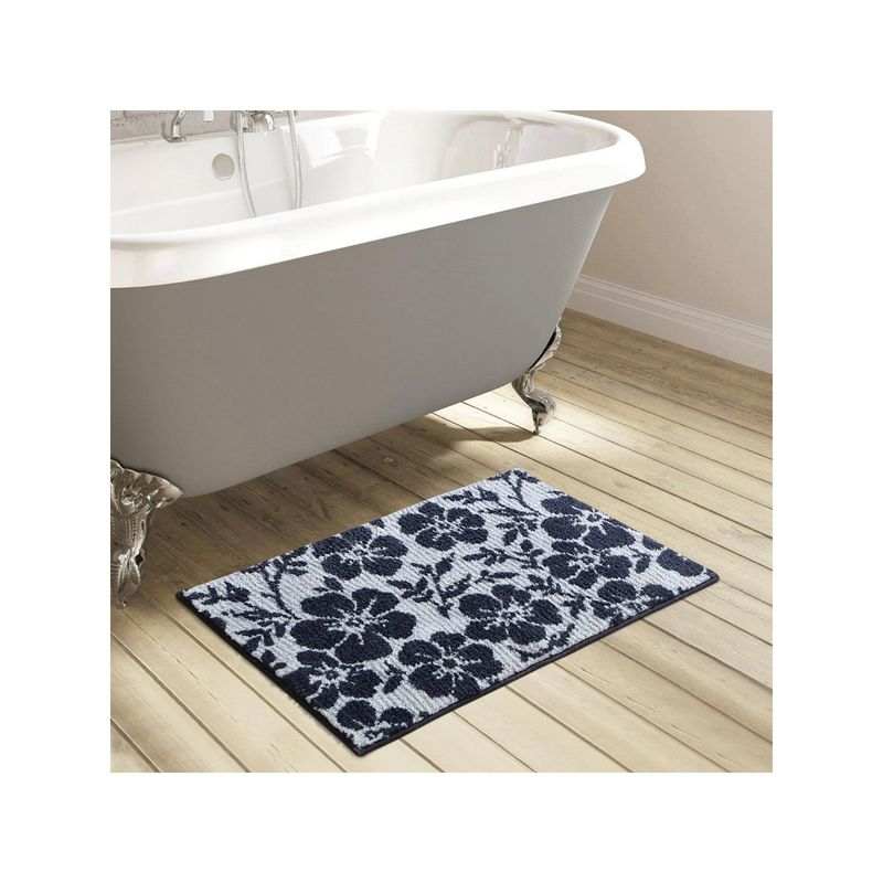 Buy OBSESSIONS Super Absorbent Anti-Skid Polyester Bath Mat Grey Online