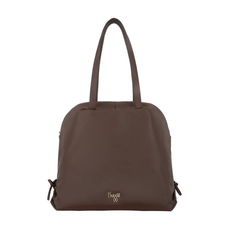Buy Baggit Brown Women Swirl Handbag (L) Online