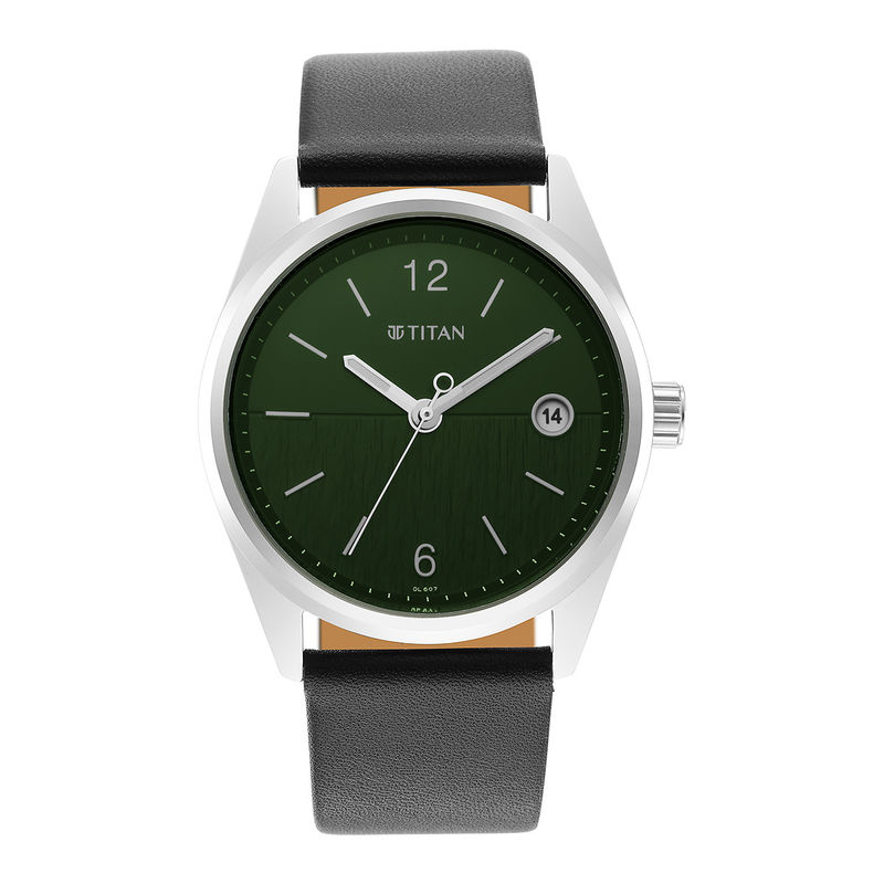 Buy Titan Neo Gents 1729SL07 Green Dial Color Analog Watch for Men Online
