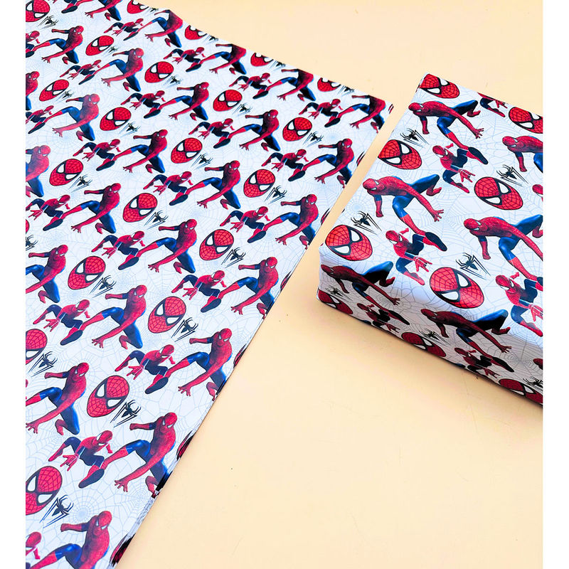 Buy The Big Trove Spider Man Packing Paper Gift Wrapping Sheet (Pack Of ...