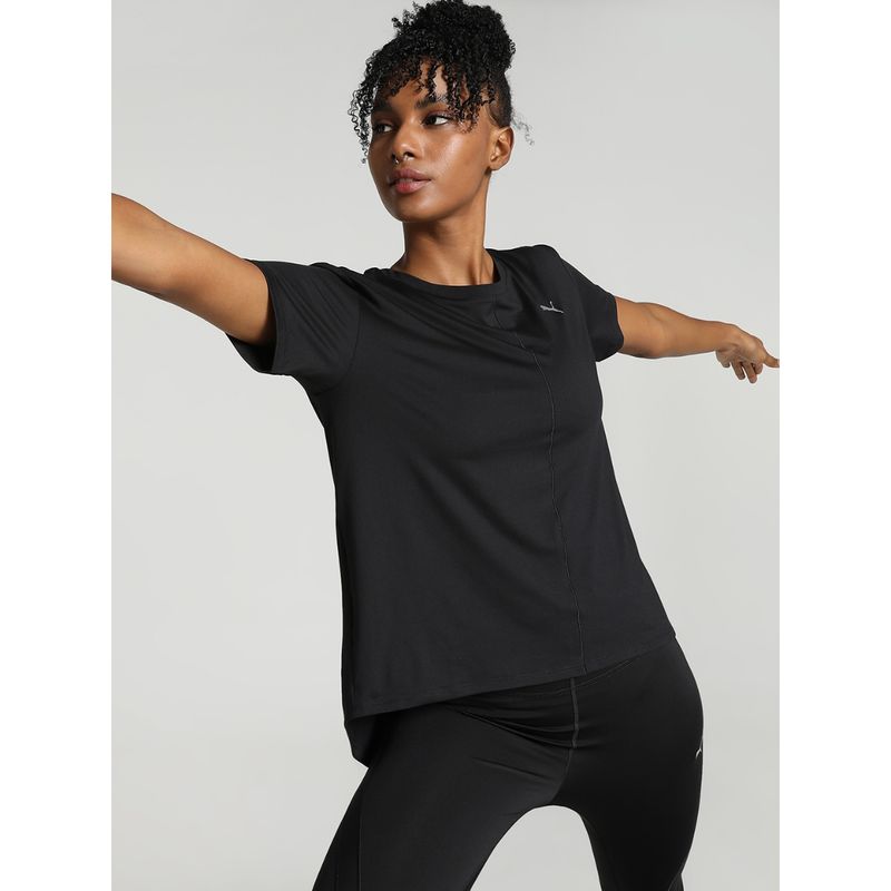 Buy Puma STUDIO YOGINI LITE Women Black T-Shirt Online