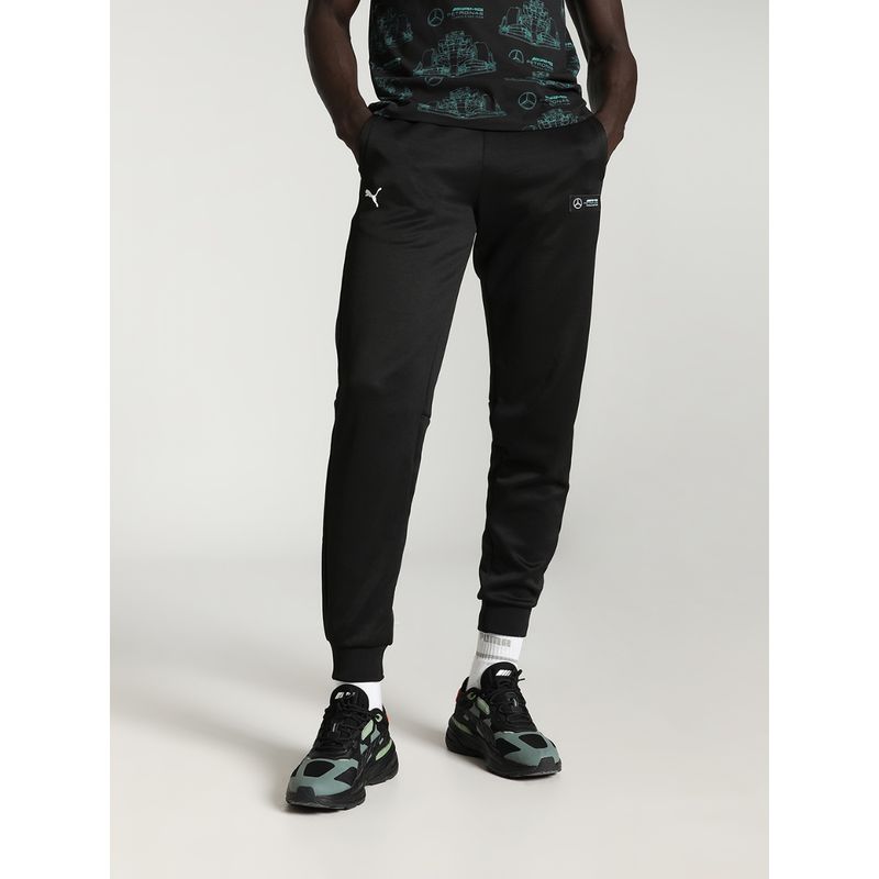 Buy Puma Mercedes AMG Petronas F1 MT7 Track Men Black Sweatpants Online