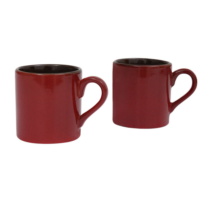 Buy Ellementry Scarlet Coffee Mug (Set of 2) Online