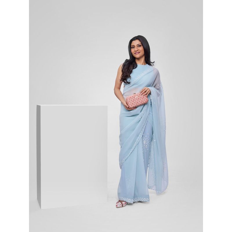 Buy Zouk Women Floral Printed Jute Handcrafted Beige and Red Clutch Online