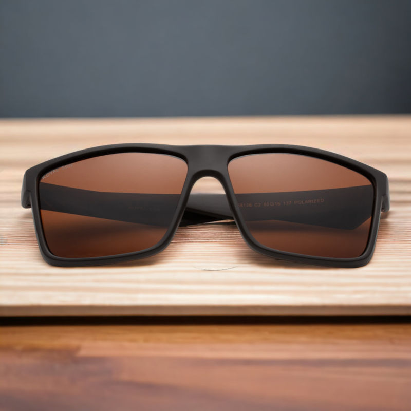 Buy ROYAL SON Square Goggles Wayfarer Polarized Sunglasses for Men ...