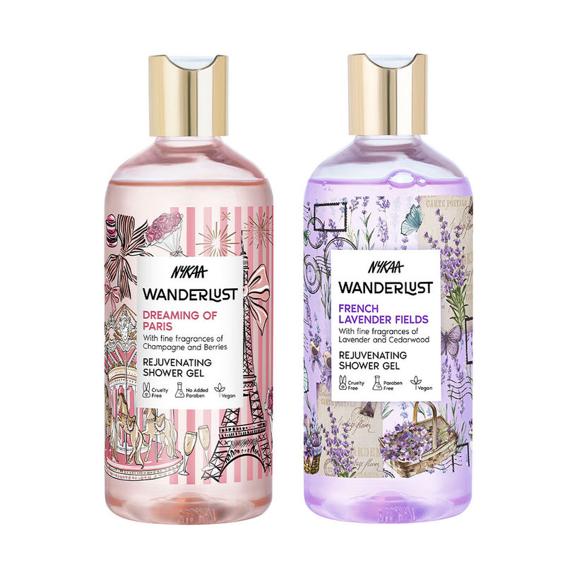 Buy Nykaa Wanderlust Bestseller Body Wash Combo - Dreaming Of Paris ...