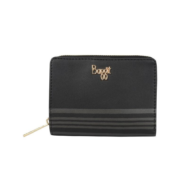 Buy Baggit Chey Black Small Wallet Online