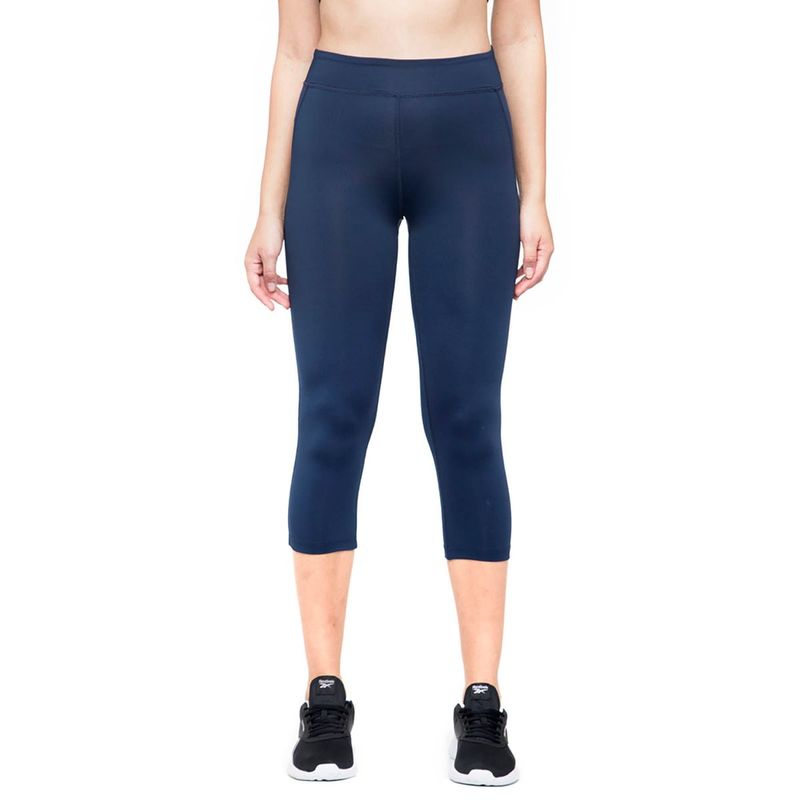 Buy Reebok Wor Pp Solid Capri - Navy Blue Online