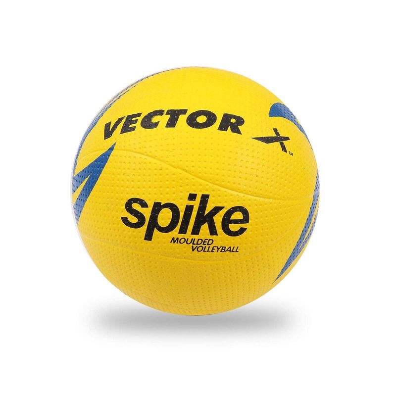 Buy Vector X SPIKE Moulded Volleyball (Size 4) (Yellow-Blue) Online