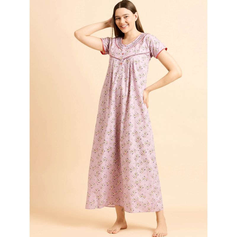 Buy Sweet Dreams Women Printed Night Dress Online