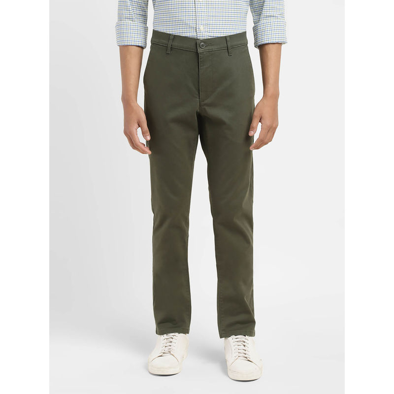 Buy Levi's Mens 511 Dark Green Slim Fit Chinos Online