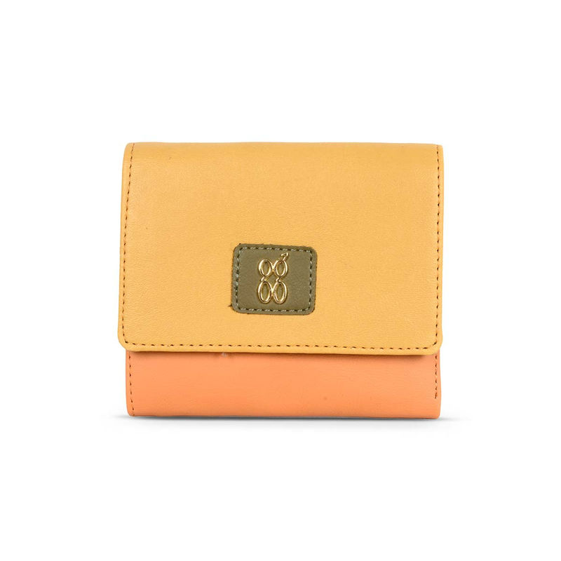 Buy Baggit Preciso Yellow Small Wallet Online