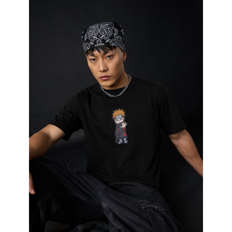 Buy The Souled Store Naruto Shippuden: Chibi Pain Black T-Shirt Online