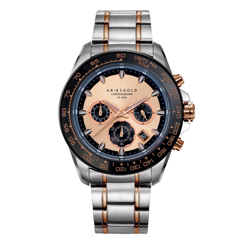 Buy Aries Gold Monza Chronograph Watch With Sapphire Glass For Men- G ...
