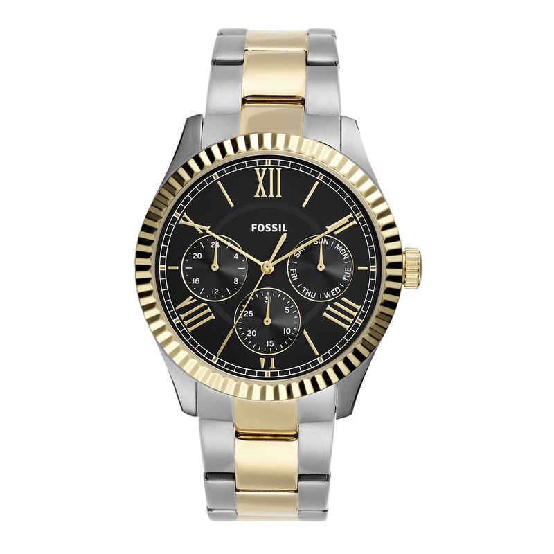 Buy Fossil Men's Chapman Two Tone Watch Fs5630(Onesize) Online