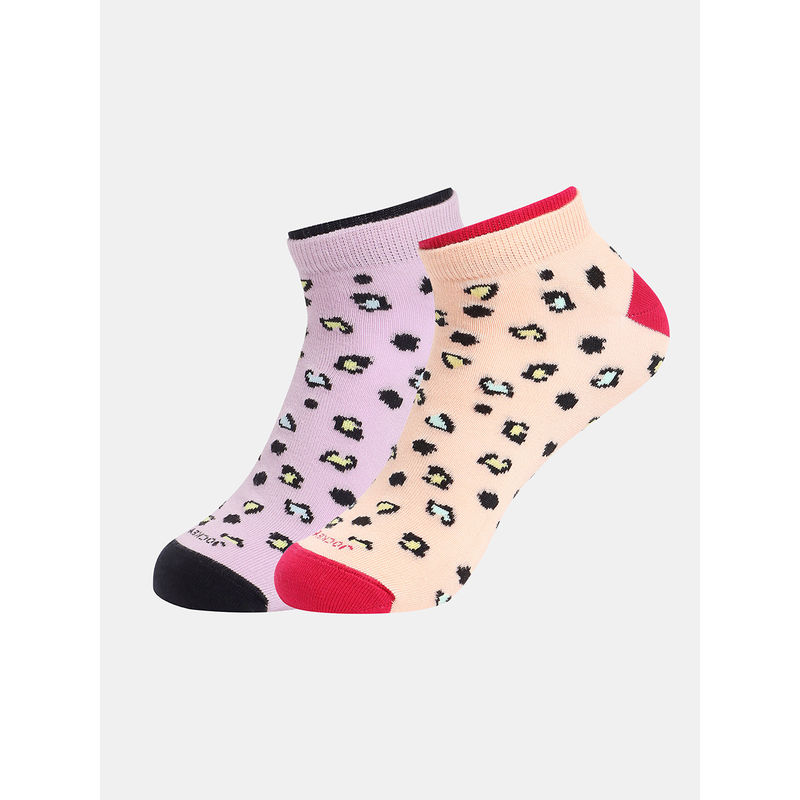 Buy Jockey 7480 Women Cotton Low Show Socks - Multi-Color (Pack of 2 ...
