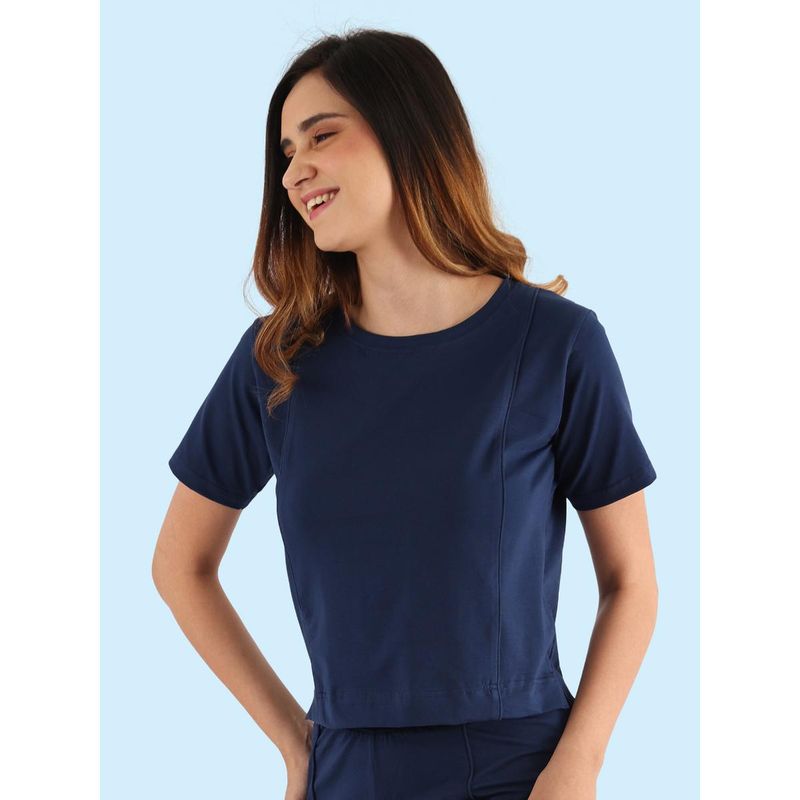 Buy Nite Flite Women Picasso Blue Lounge Top Online