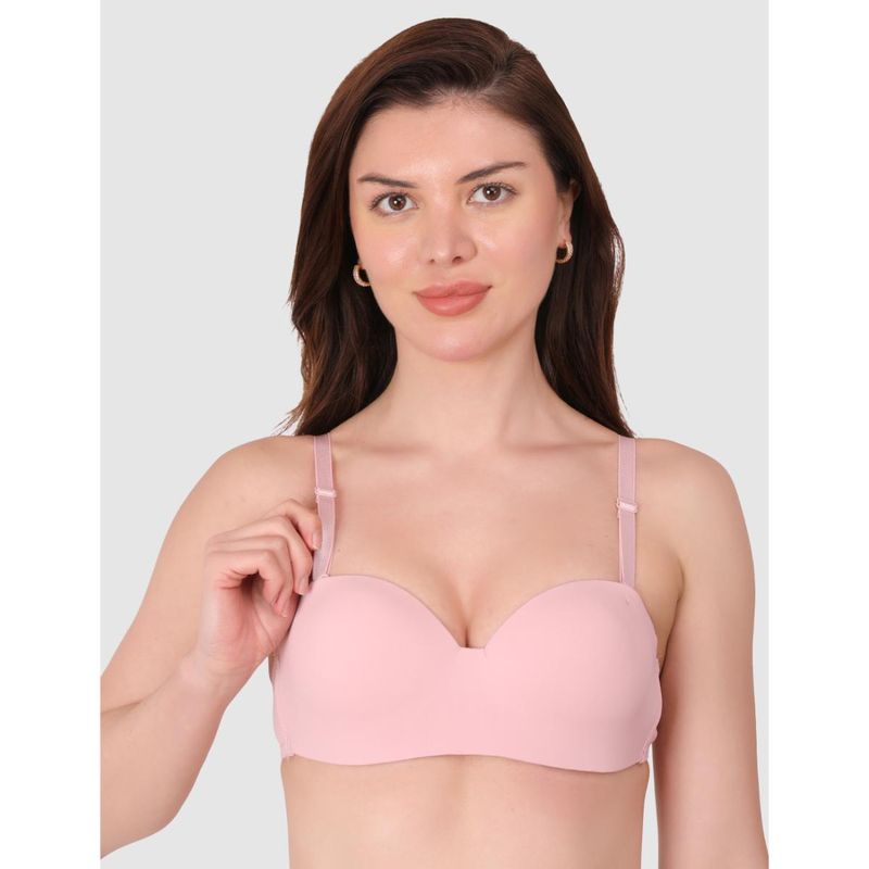 Buy BRACHY Women Padded Push Up Demi Cup T Shirt Multiway Balconette Bra Online