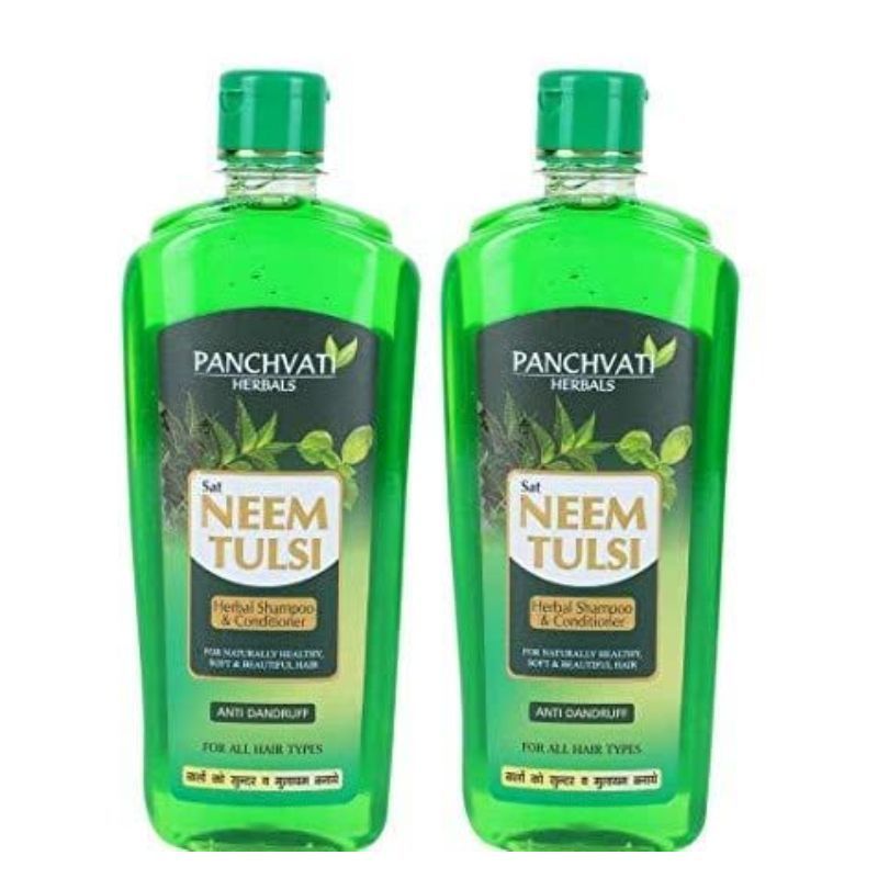 Buy Panchvati Herbals Neem Tulsi Anti Dandruff Control Shampoo - Pack ...