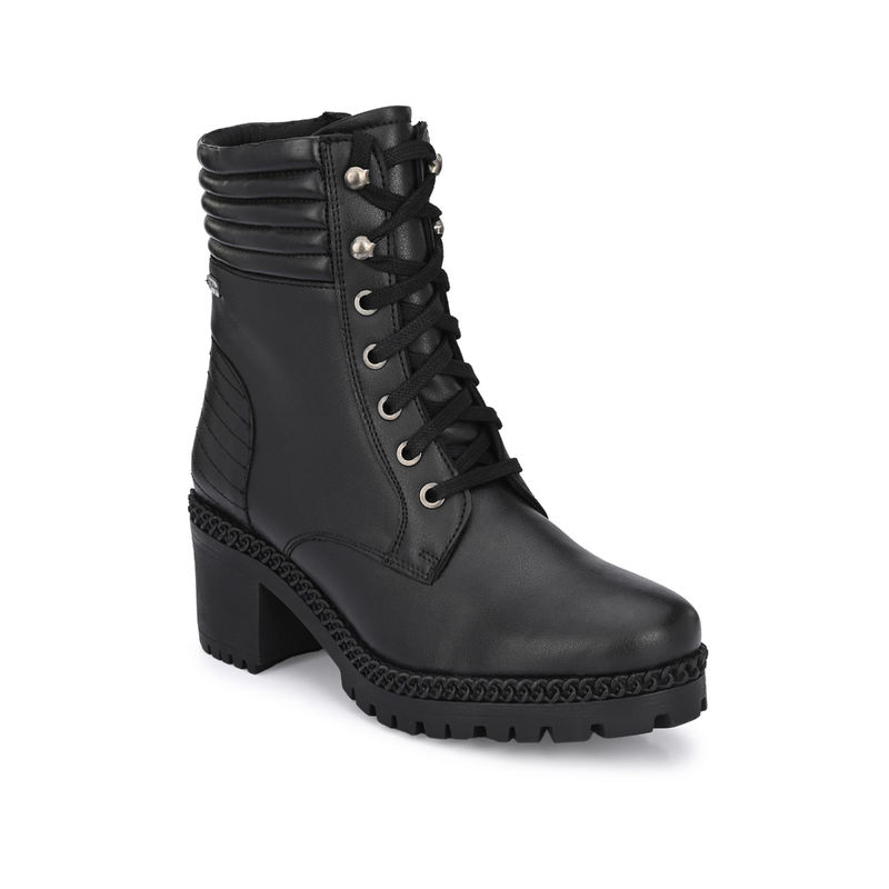 Buy Delize Womens Black Derby Boots Online