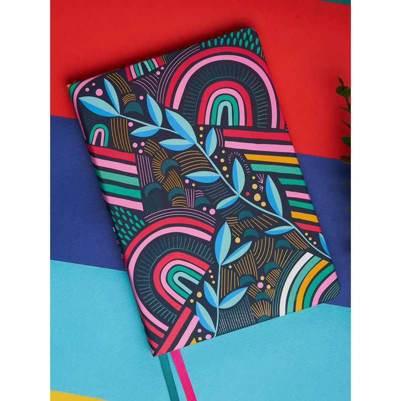 Buy Doodle Collection A5 Hard Bound Soft Foam Padded Paper Notebook ...