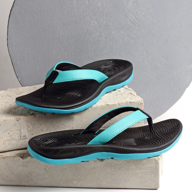 Buy SOLETHREADS Sera Black Solid Women Flip Flops Online